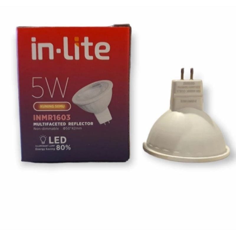 PUTIH CAHAYA Led Inlite MR 16 5 Watt 6500k White Light (cool daylight ...