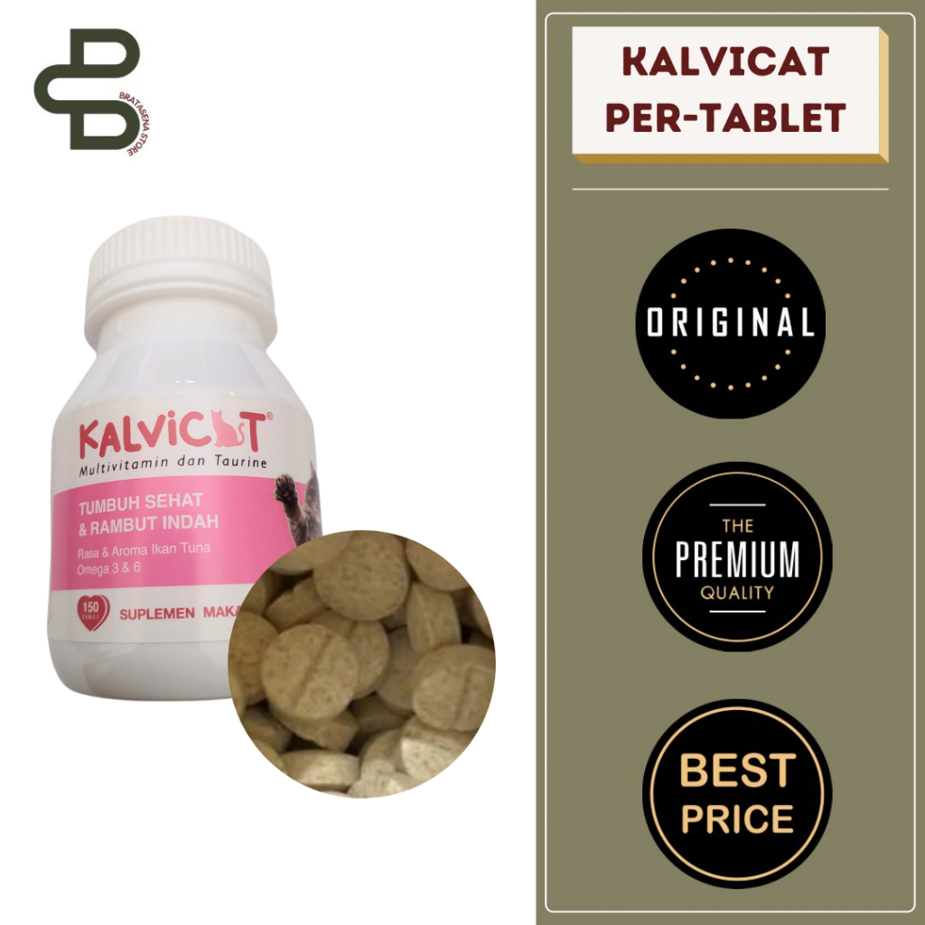 Kalvicat KALVI CAT MULTIVITAMIN CAT PER-TABLET (1 TABLET) | Shopee Malaysia