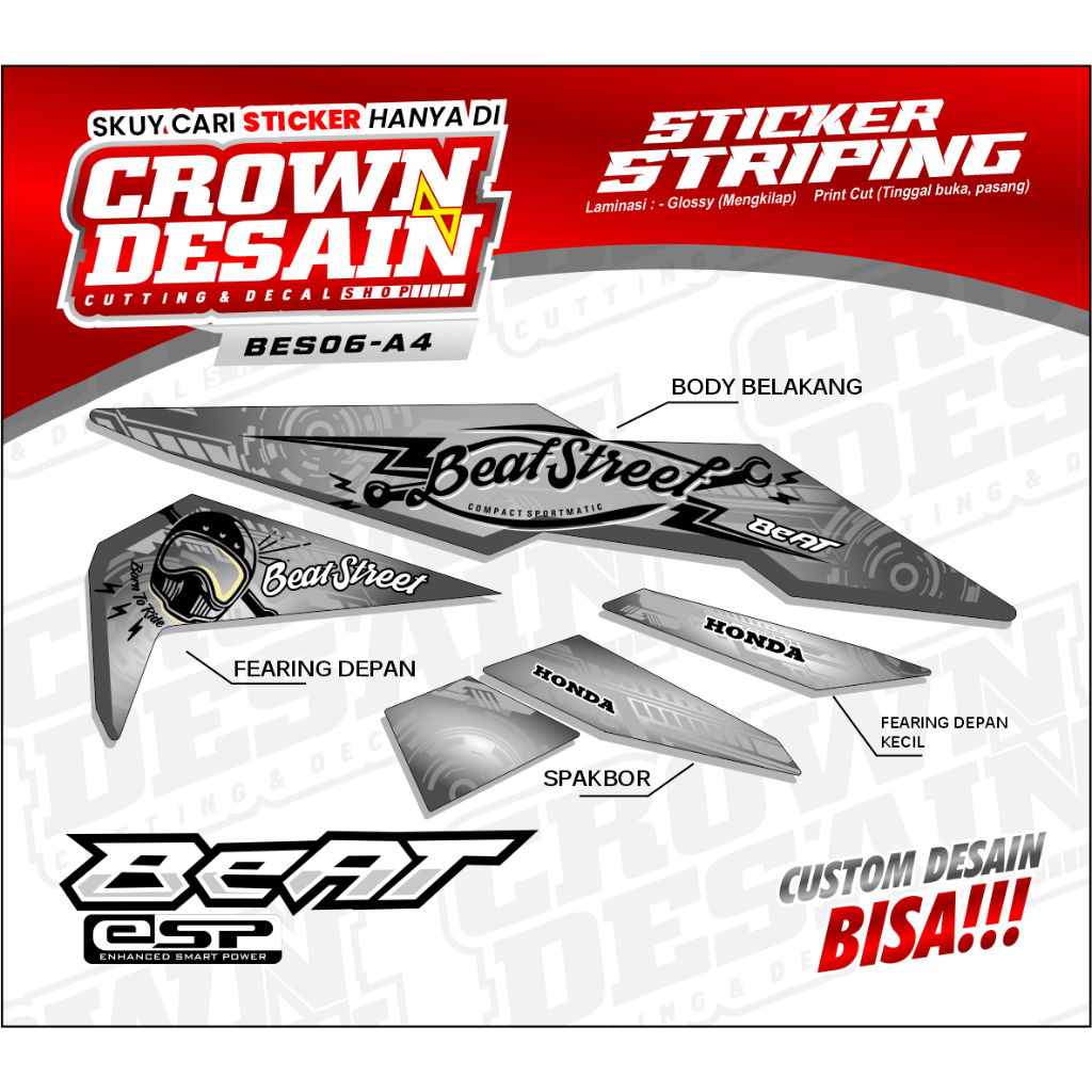Honda Beat Esp Striping Beat Street Concept Striping Beat Street ...