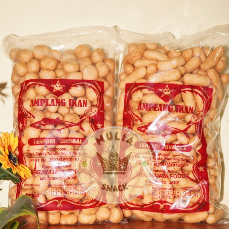 500gram mackerel fish crackers / typical Mojokerto PREMIUM fish amplang ...