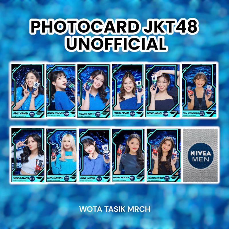 Photocard PC JKT48 X NIVEA MEN UNOFFICIAL FANMADE Updated | Shopee Malaysia