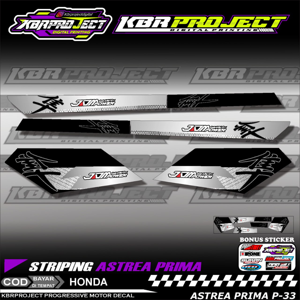 Prima Sticker STRIPING Premium Motorcycle Cool LIS Variation PRIMA ...