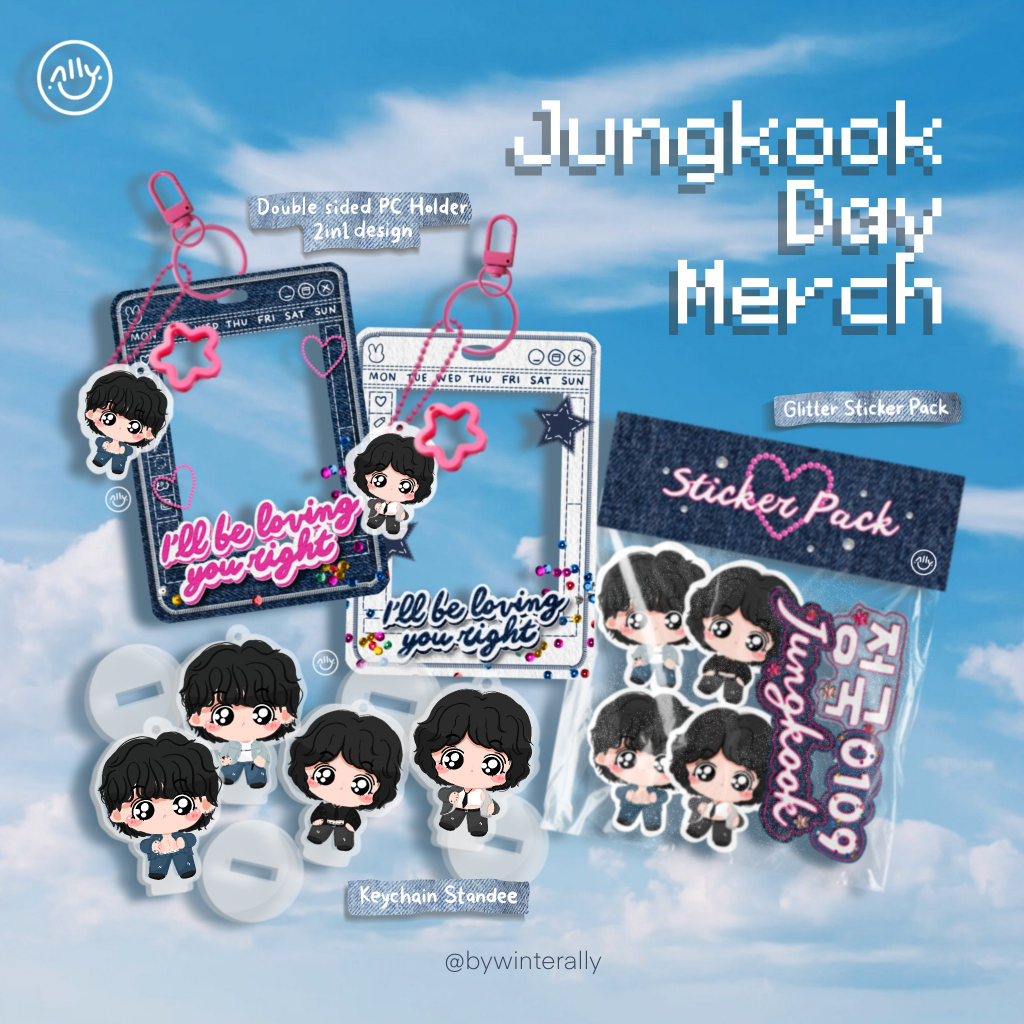 Jk Birthday Fan-merch Seven Ver. | Keychain Standee | Mini Charm | Pc ...