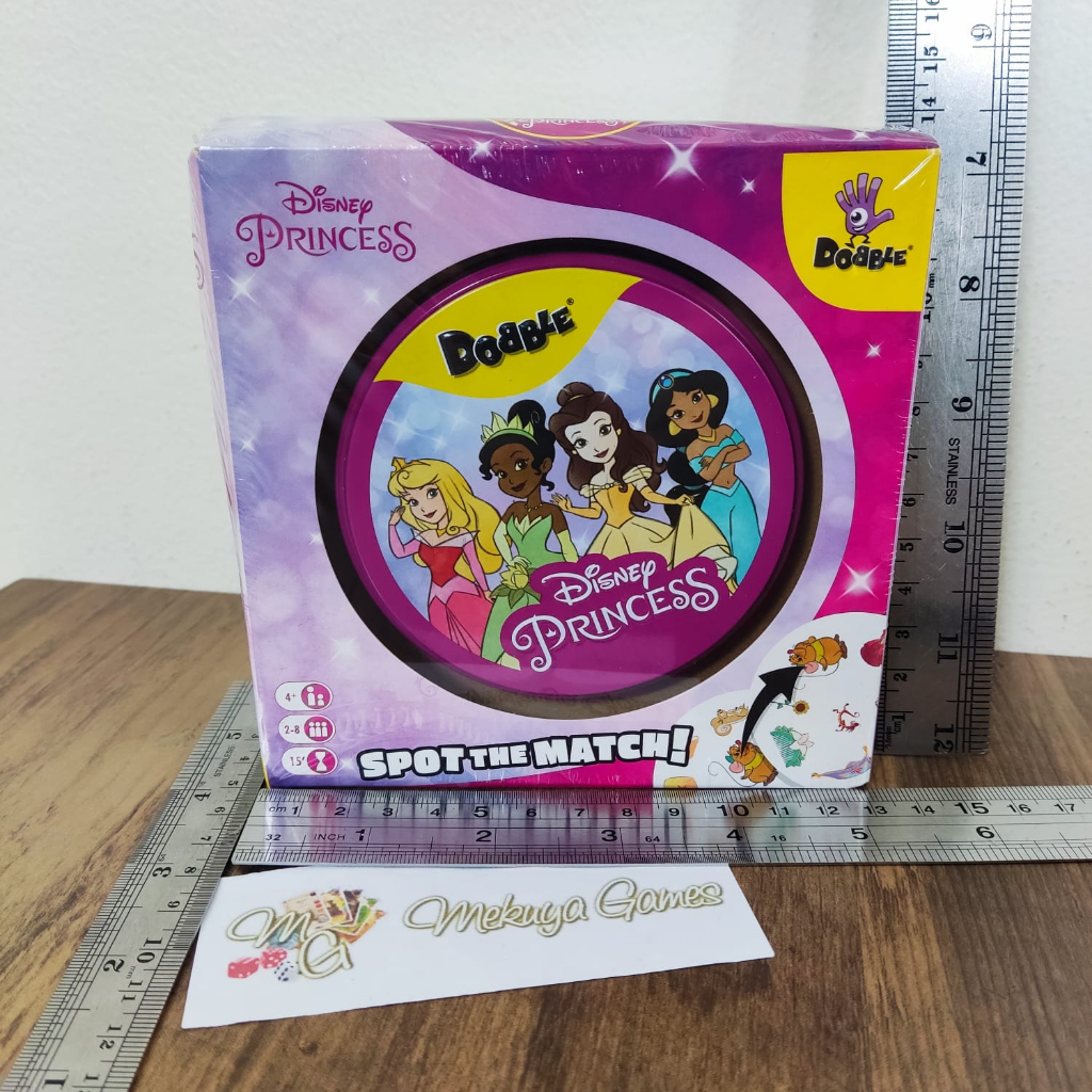 Dobble Disney Princess Matching Dexterity Card Board Game Educative ...