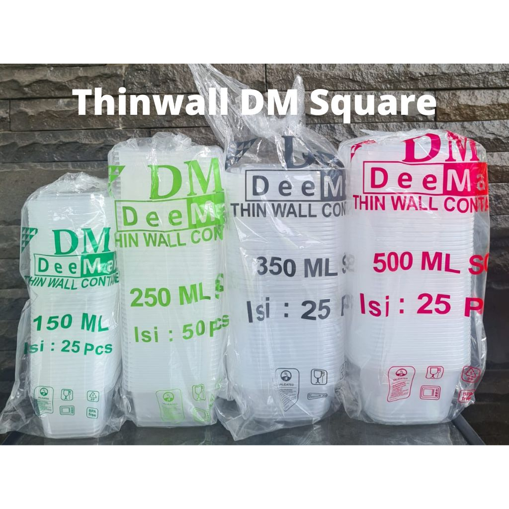 Thinwall DM Box / SQ / Container / Box 120ml, 150ml, 250ml, 350 ml ...