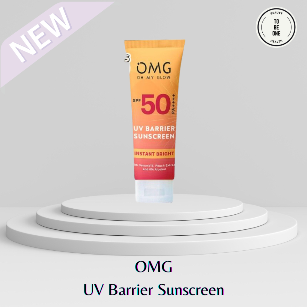 Omg Oh My Glow UV Barrier Sunscreen SPF 50 PA++++ 25ml | Shopee Malaysia