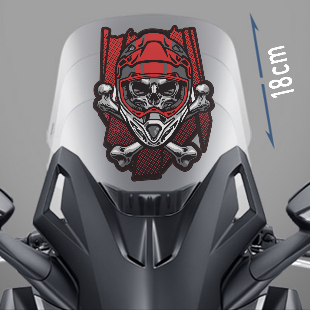 Motorcycle adventure Sticker visor Sticker | Shopee Malaysia