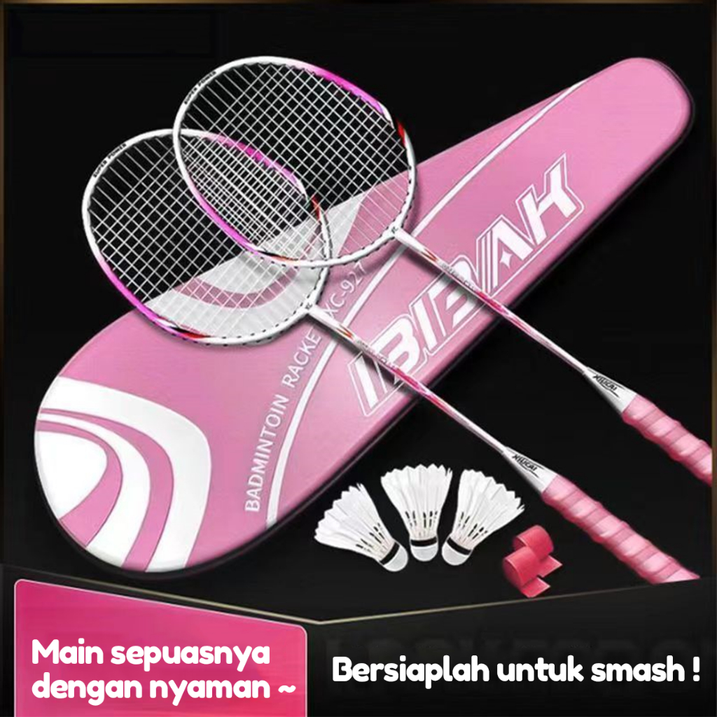 Badminton RACKET/ BADMINTON RACKET CONTAINS 2 FREE BAG/BADMINTON TANKS ...