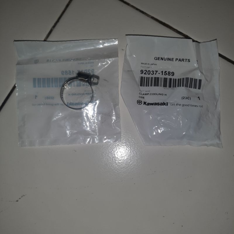 Clamp RADIATOR HOSE UPPER BOTTOM NINJA R RR SS ORIGINAL KGP | Shopee ...