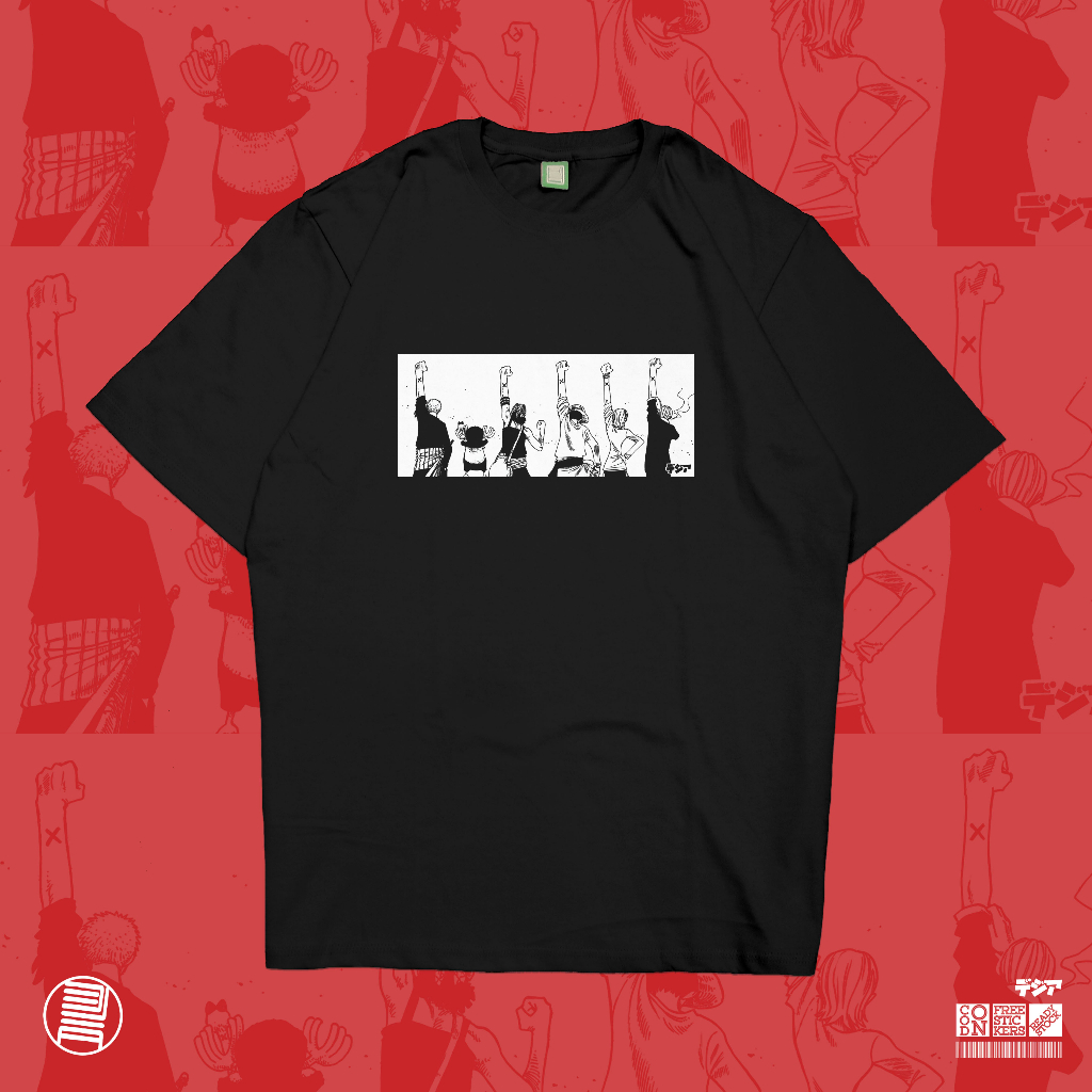 T-Shirt Nakama Straw Hat Pirates One Piece Luffy Straw Hat Manga Anime ...