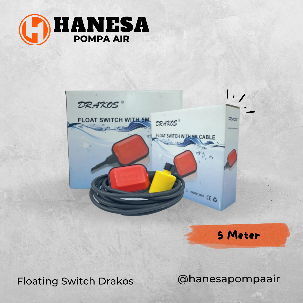 Drakos 5-METER FLOAT SWITCH (Automatic Toren FLOAT) | Shopee Malaysia