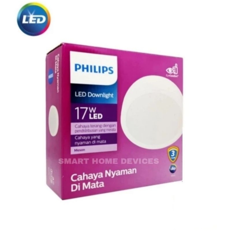 Philips MESON Round Panel Outbow LED Downlight 17 Watt 24 Watt | Shopee ...