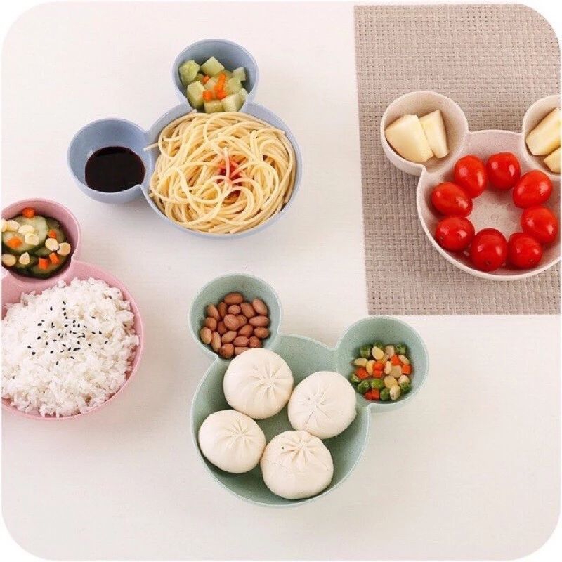 Mickey Mouse Plate Cute Kids Dinner Plate | Shopee Malaysia