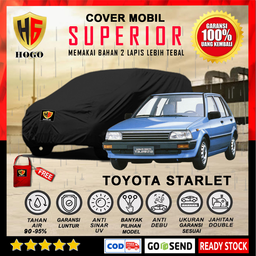 Hogo Body Cover Starlet Car Cover Toyota Starlet Capsule Waterproof ...