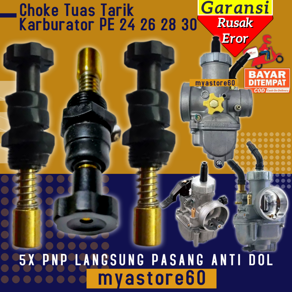 Choke Cuk Lever Pull Carburetor Carburetor Carburetor Valve Control ...