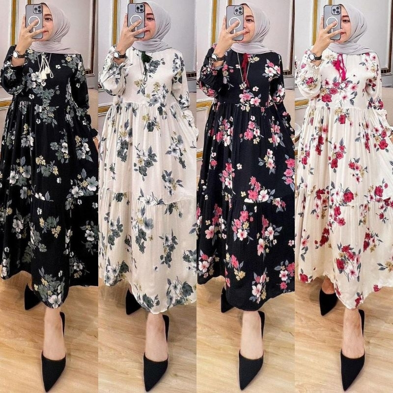 Royya RAYON DIAMOND DRESS // Cool And Thick Material | Shopee Malaysia