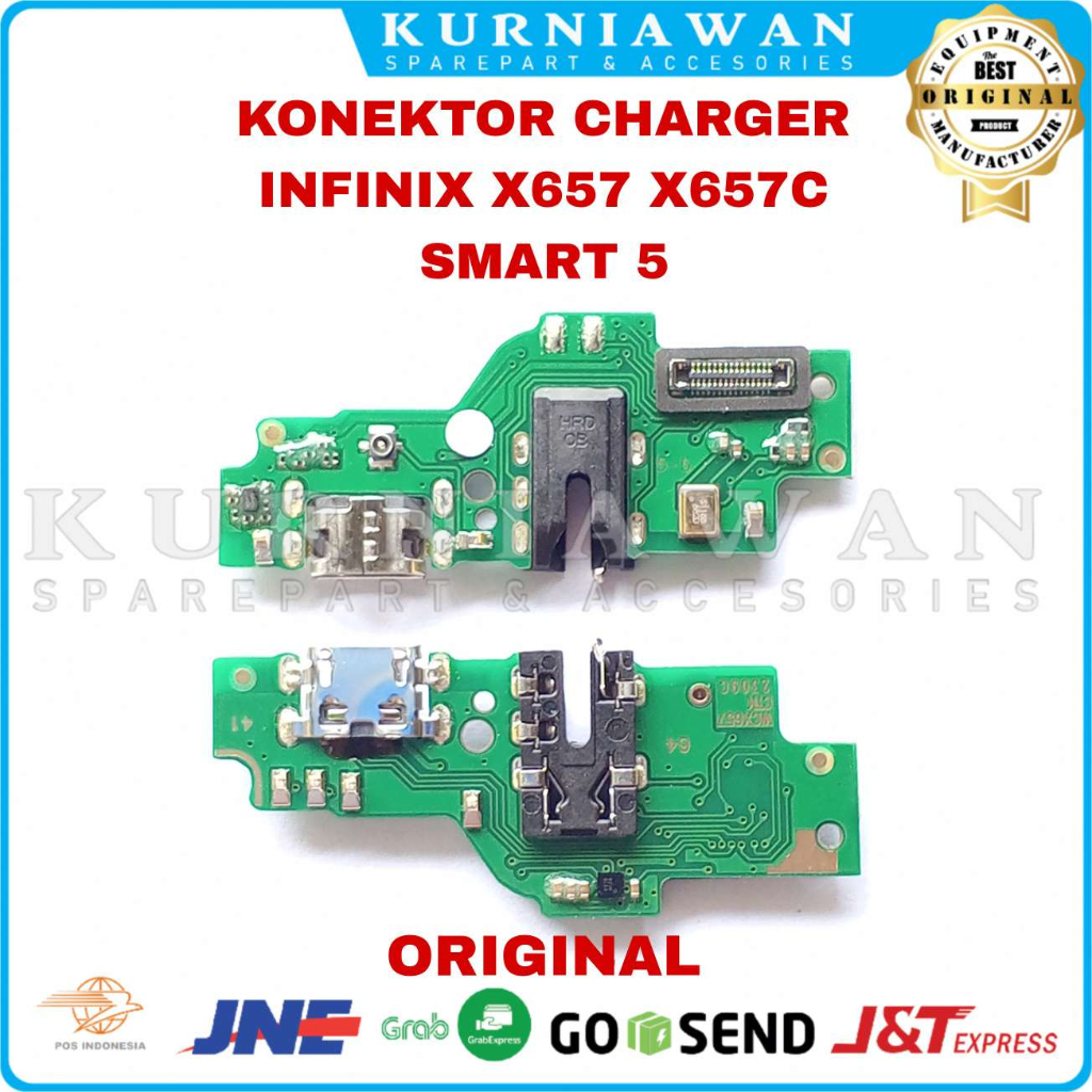 Infinix X657 X657c Smart 5 Pcb Board Usb Charger Connector Con Cas Mic ...