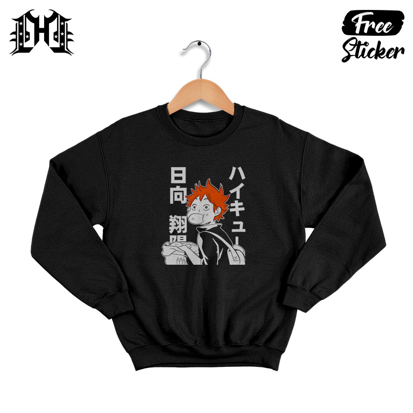 Crewneck Sweater Shoyo Hinata Anime Haikyuu | Shopee Malaysia