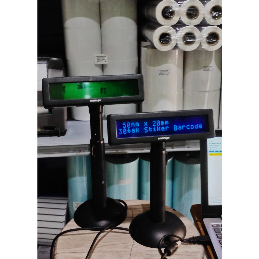 CUSTOMER DISPLAY POSIFLEX CASHIER PD2800/320 USB POLE DISPLAY | Shopee ...