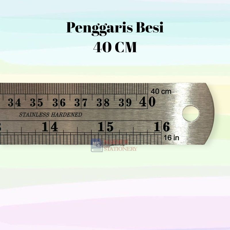 Trifelo Iron Ruler/Iron Ruler 40cm | Shopee Malaysia