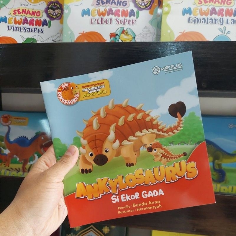 Ankylosaurus siekor mace mapplus dinosaur series story book | Shopee ...