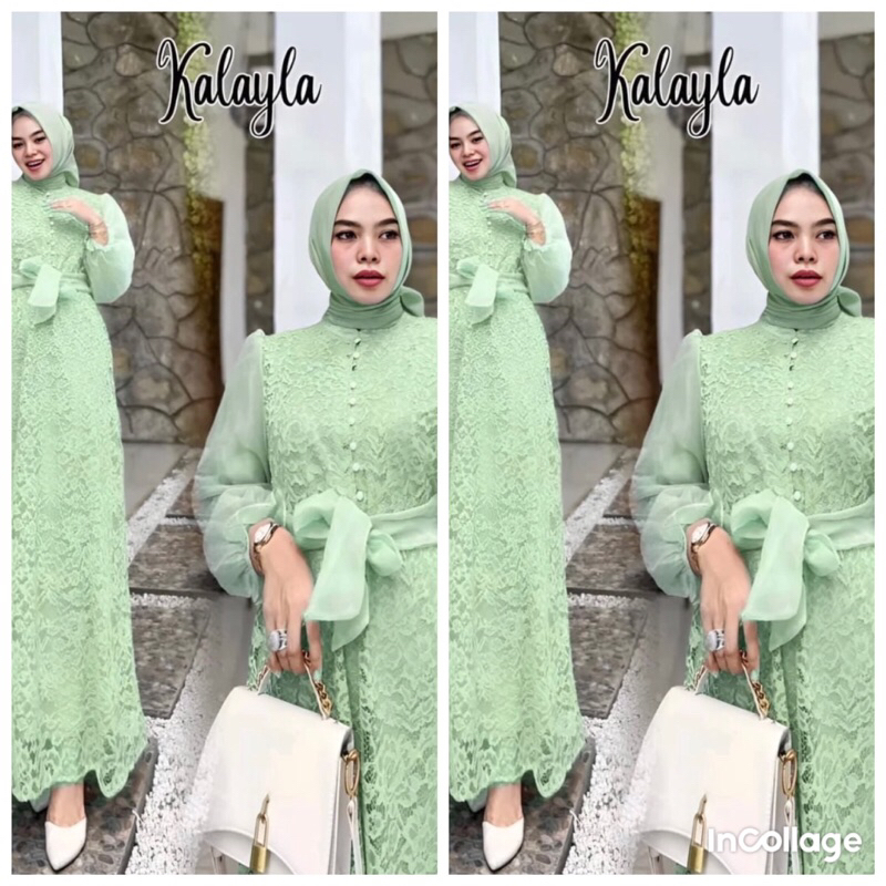 Kalayla Brocade ORGANZA Robe Beautiful Women's Robe | Shopee Malaysia
