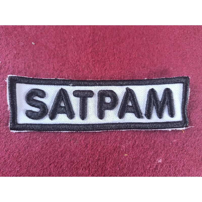 Embossed embroidered security guard chest, non-embossed, 3d/2d ...