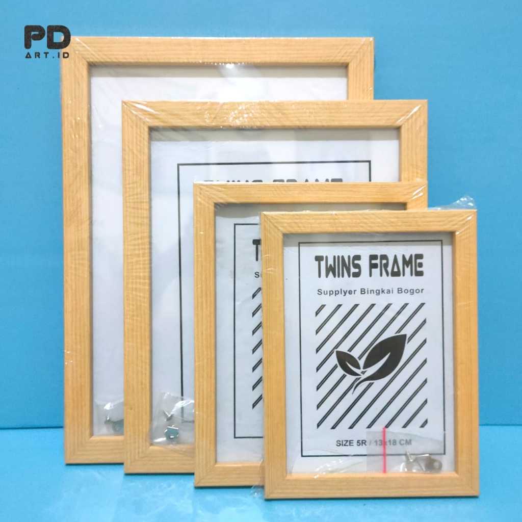 KAYU Dutch Teak Wood Frame Size A4 / 21x30 Cm WITHOUT GLASS | Shopee ...