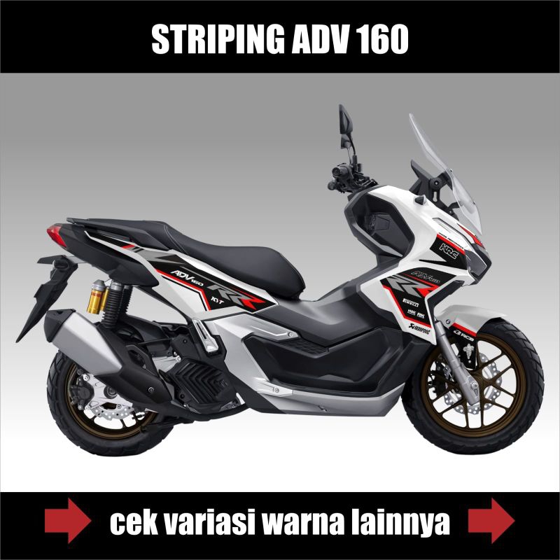 Striping Sticker Honda Adv 160 New Livery/Sticker Variation Of New ...