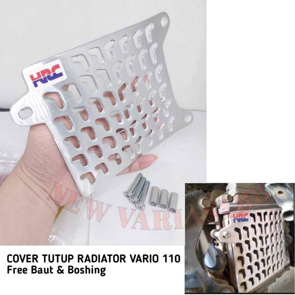 Vario 110 HRC Motorcycle RADIATOR COVER COVER ARM CHROME MODEL FREE ...