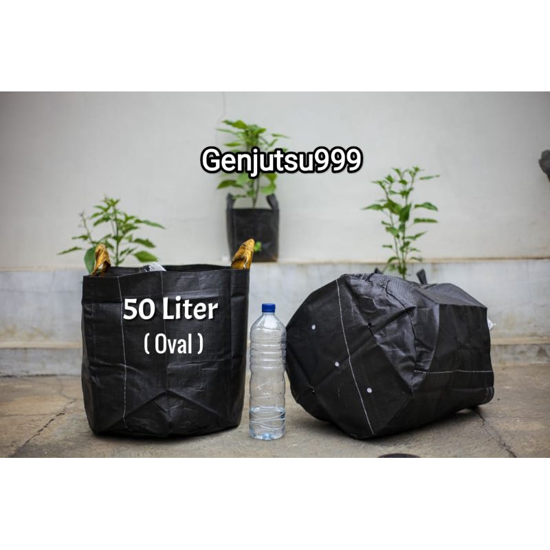 50 liter cylinder Planter bag pasu bunga hiasan pasu besar outdoor ...