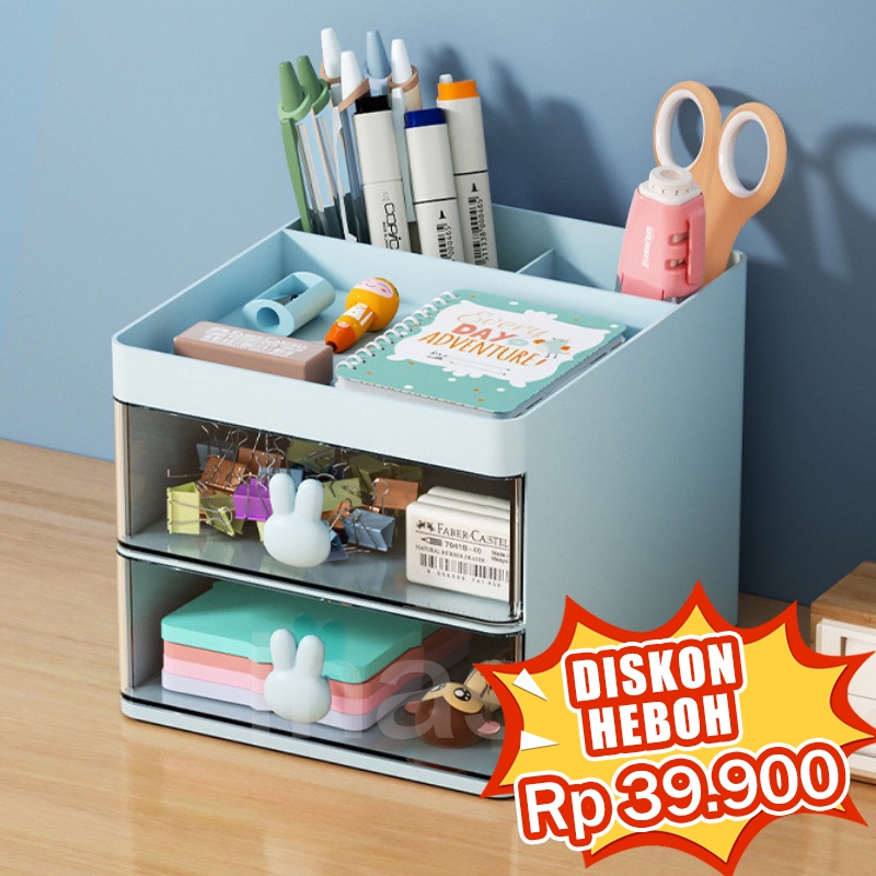 Cosmetic Shelf Drawer Tier Drawer Stacking Aesthetic Make Up Cabinet ...
