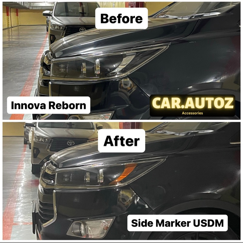 Orange Side Marker Sticker for Innova Reborn Headlights | Shopee Malaysia