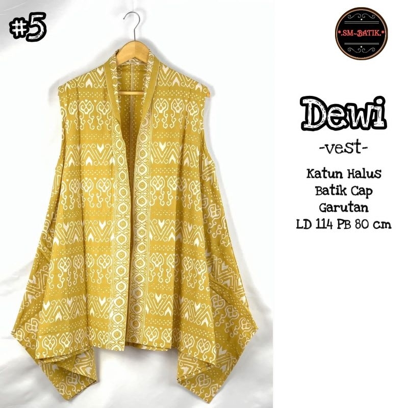 Vest BATIK VEST VEST BY SM BATIK SOLO | Shopee Malaysia