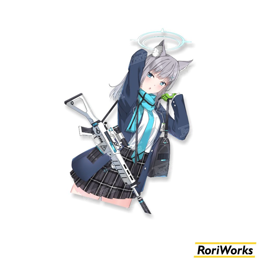 Kiss cut Sticker - Shiroko Sunaookami | Blue Archive | Shopee Malaysia