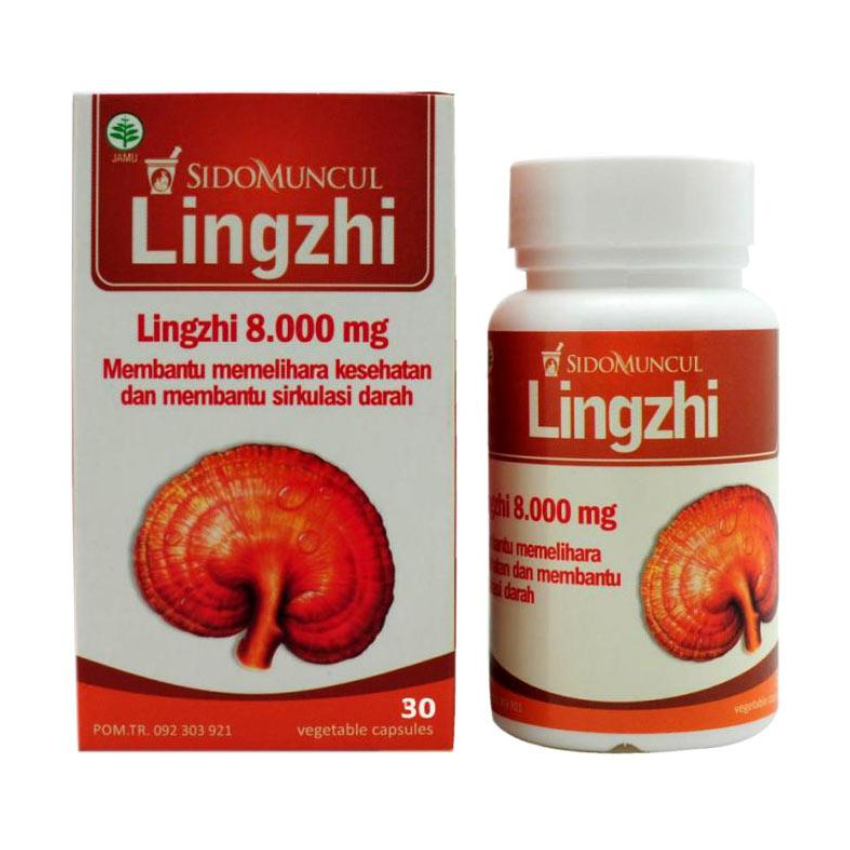 Sido Muncul Herbal Lingzhi 30 Capsules - Helps Maintain Health and ...