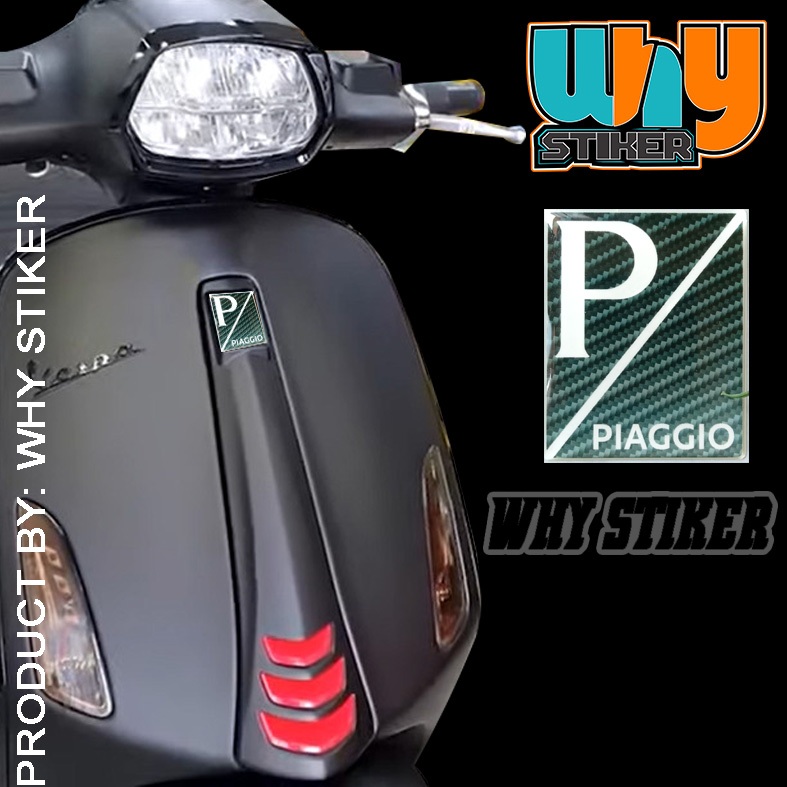 Vespa sticker emblem, vespa automatic flexible resin embossed sticker ...