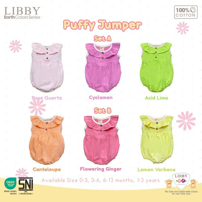 LIBBY Earth Color Puffy Jumper (1 Pcs) | Shopee Malaysia