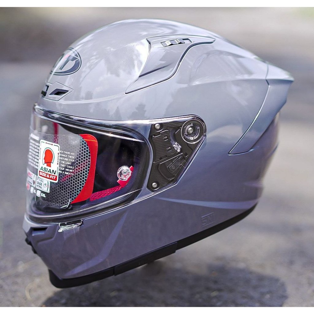 Helm KYT STRIKER GORILLA GRAY GLOSS ORIGINAL HELM KYT STRIKER GRAY ...