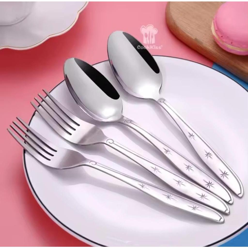 1 Dozen Stainless Tablespoon, Thick Anti-Rust Material, Affordable Price | Shopee Malaysia