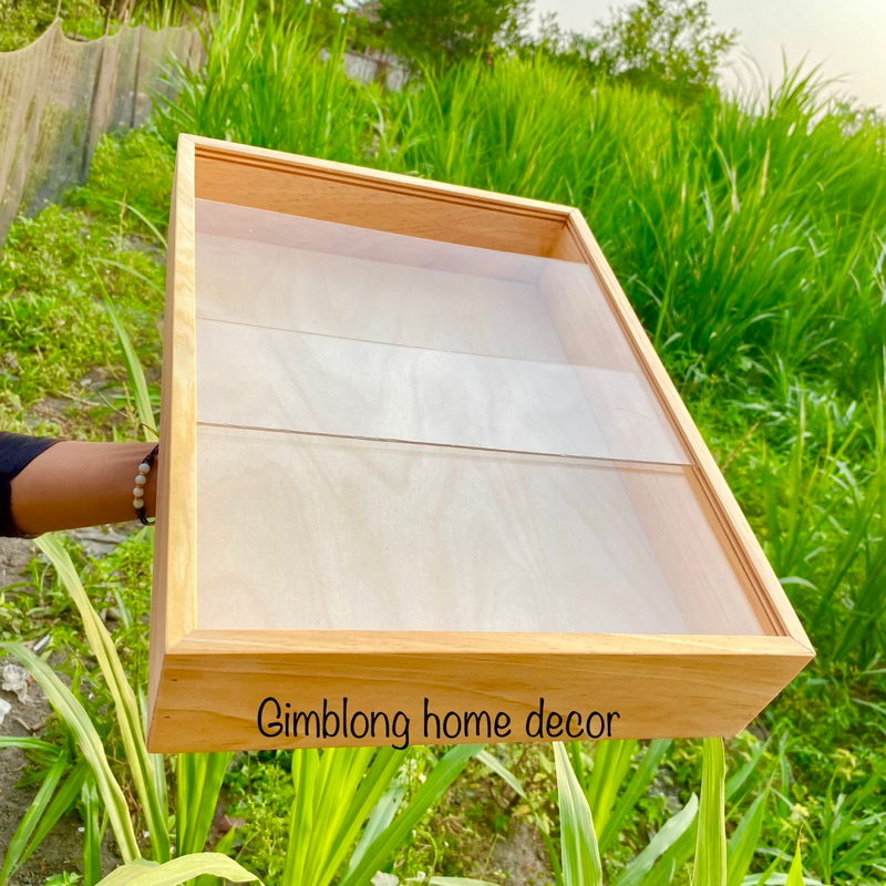 ONE SET OF SLIDING DONUT BOXES WITH ACRYLIC WOODEN LEGS | WOODEN DONUT ...