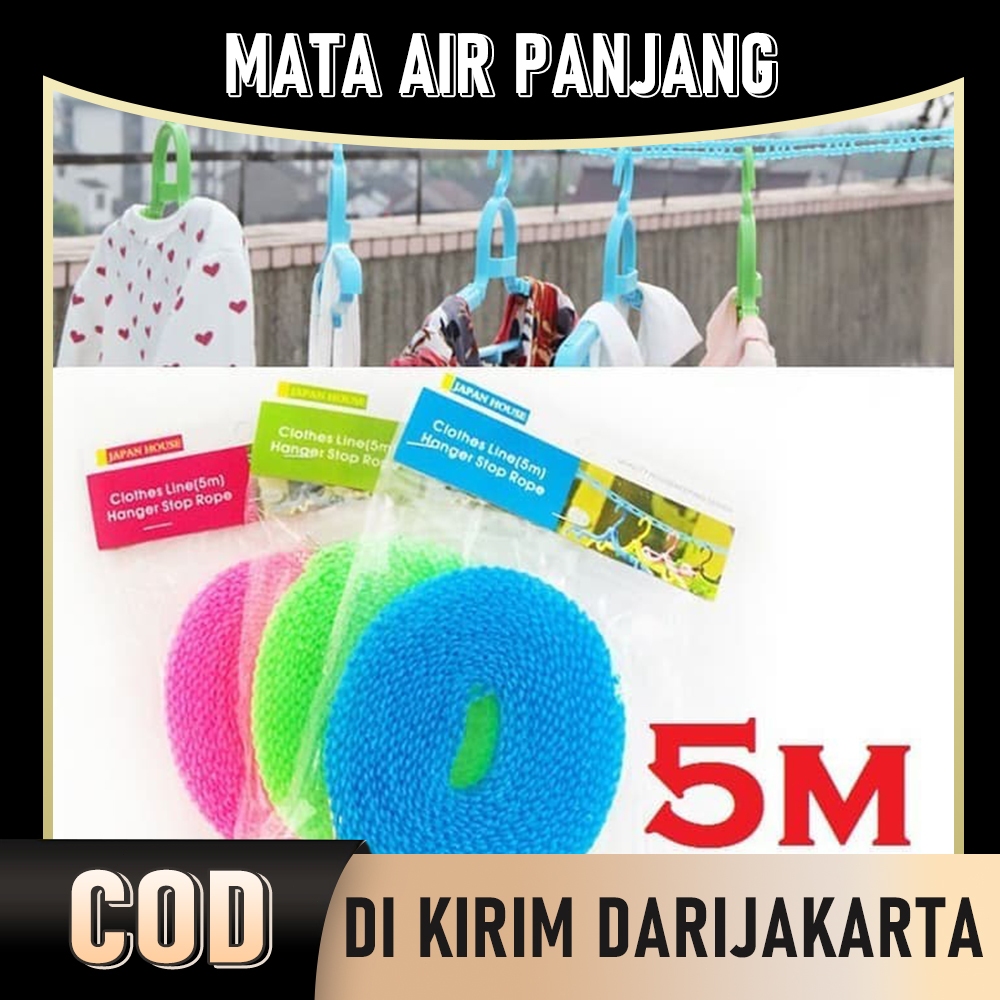GANTUNGAN Clothes Hanger 5 Meter Clothes Line Clothes Line 5M Mine ...