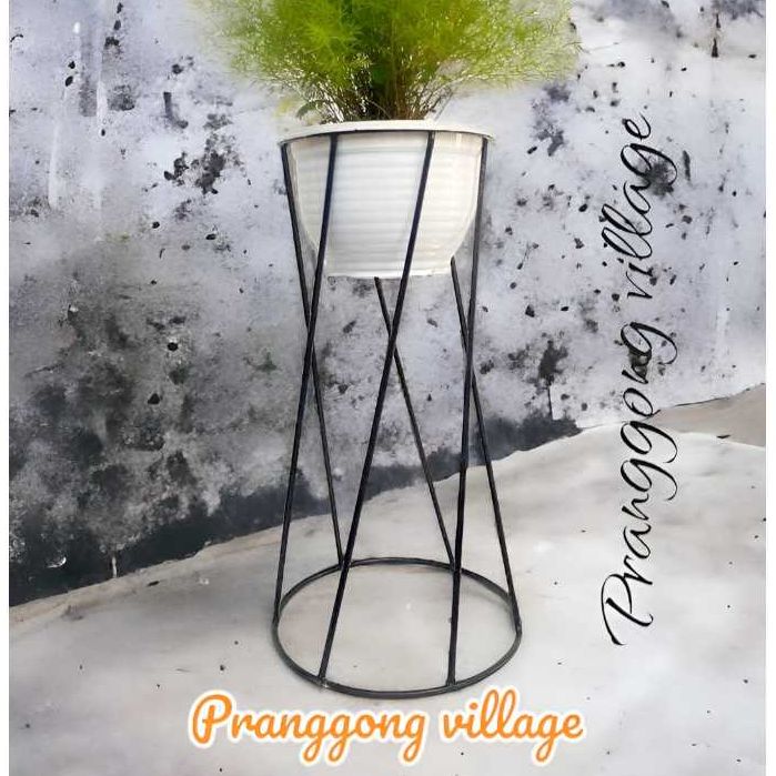 Minimalist IRON POT STANDING / Slanted MODEL POT STAND / MINIMALIST ...