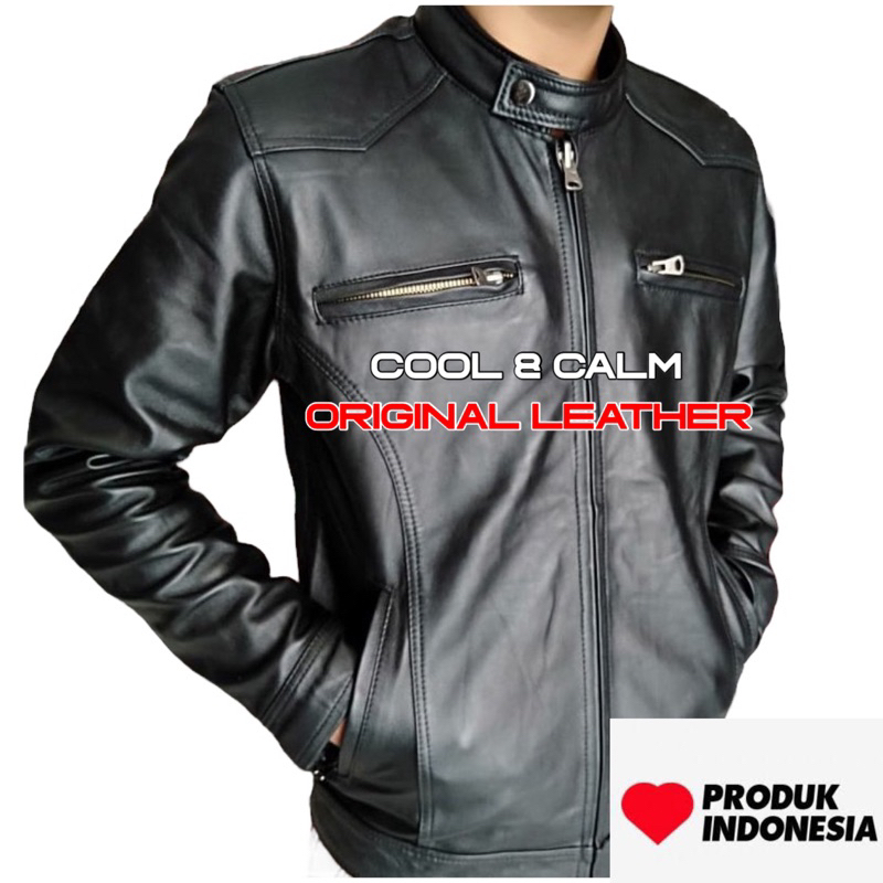 Garut genuine sheep leather jacket for men, men's leather jacket, men's ...