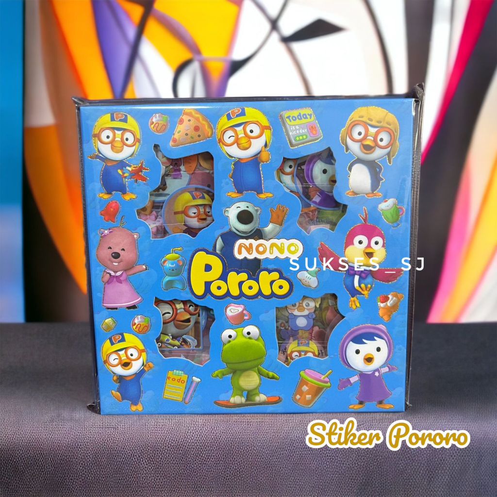 PORORO STICKER CONTAINS 100 LENMBAR | Shopee Malaysia