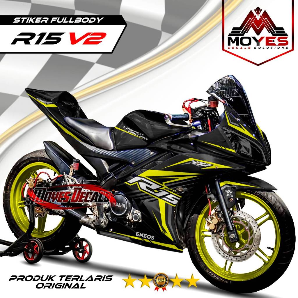 Newest Decal R15 V2 Fullbody Sticker Yamaha R15 V2 Fullbody Sticker ...