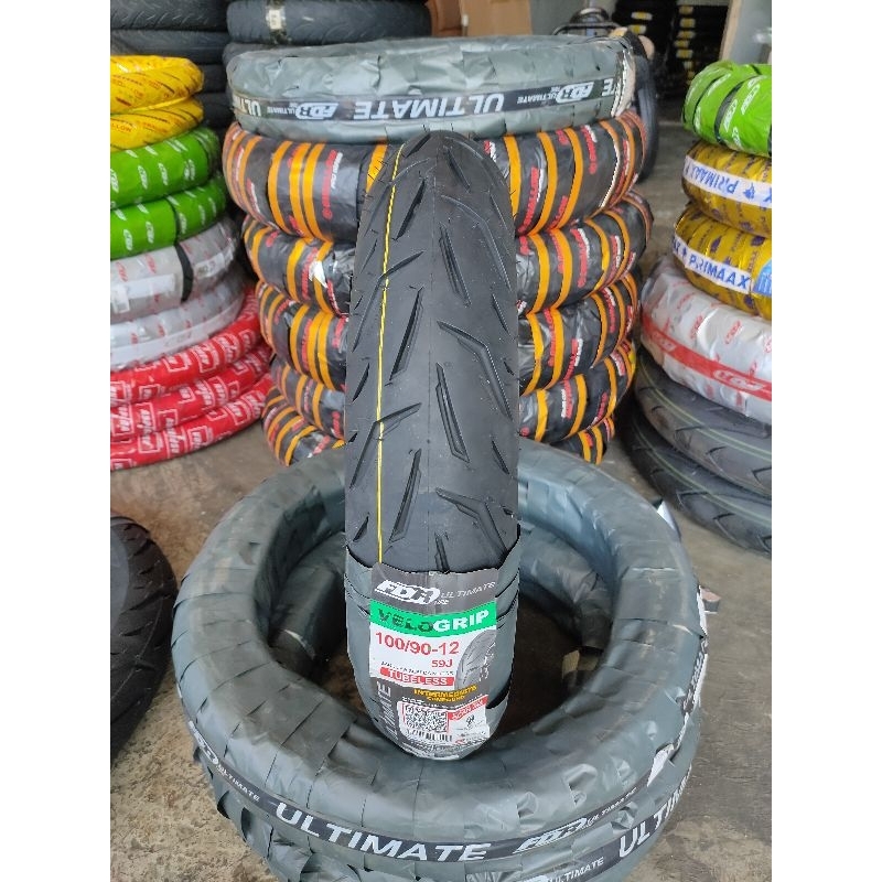 Fdr Velogrip Dacron 100/90-12 110/90-12 Tubeles Tire Dacron FDR ...