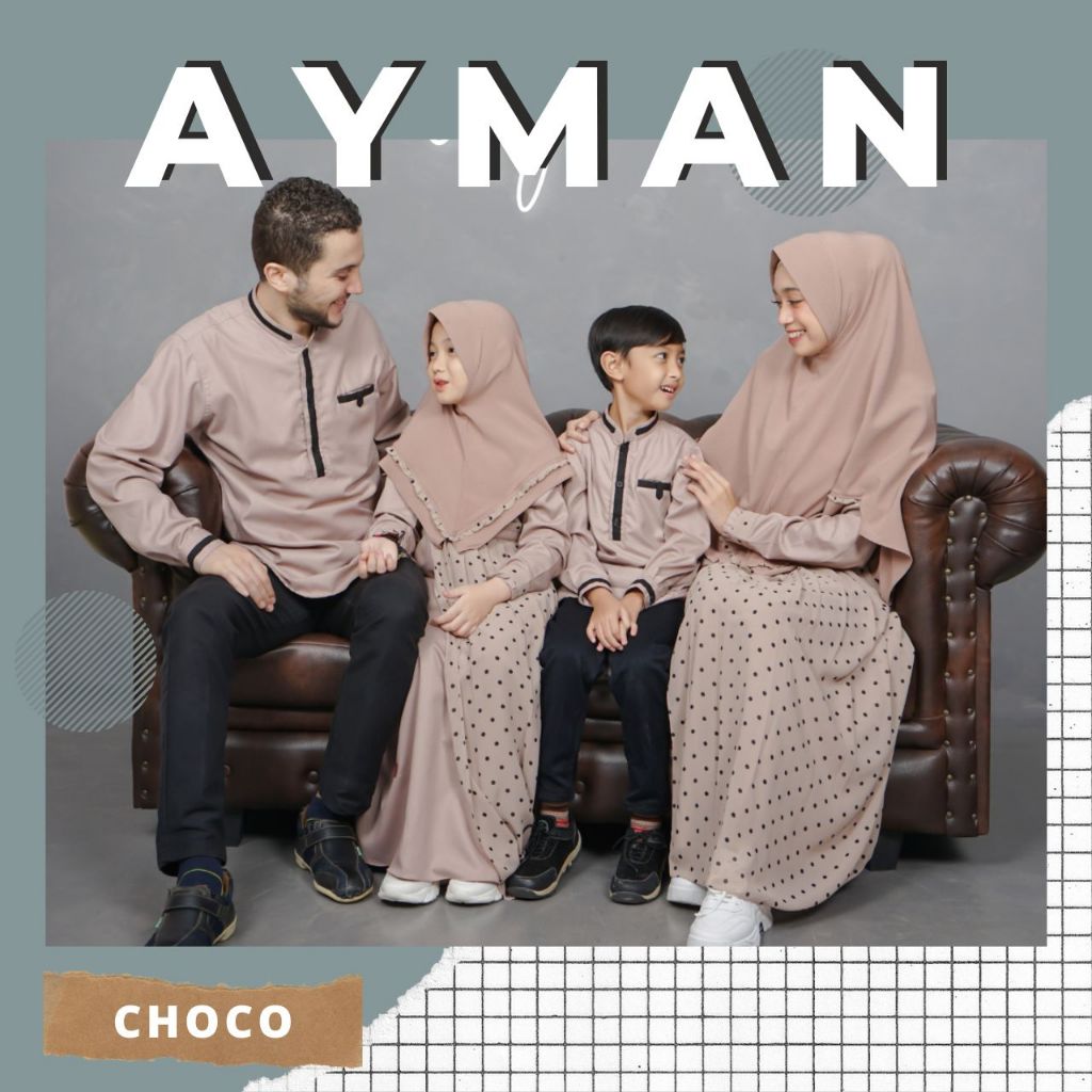 2024 Eid Arra Ayman Choco Family Couple Clothes For Eid 2024 | Shopee ...