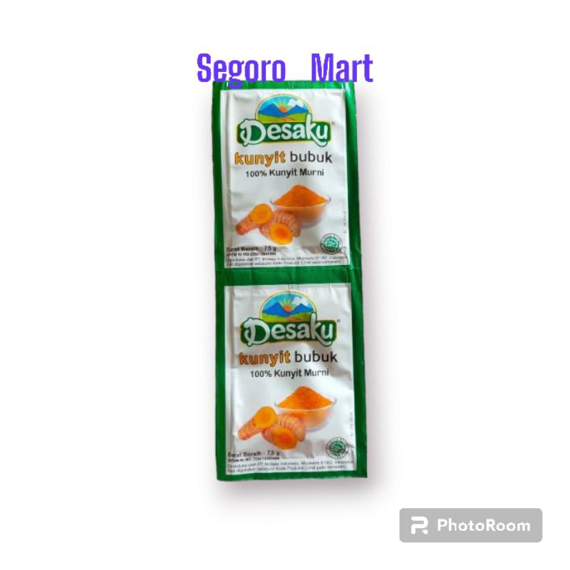 DESAKU (KUNYIT) POWDER PACKAGING 12 SACHETS | Shopee Malaysia