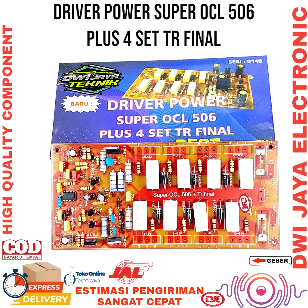 Driver KIT POWER SUPER OCL 506 PLUS 4 SET TR FINAL JAL SOCL 506 ...